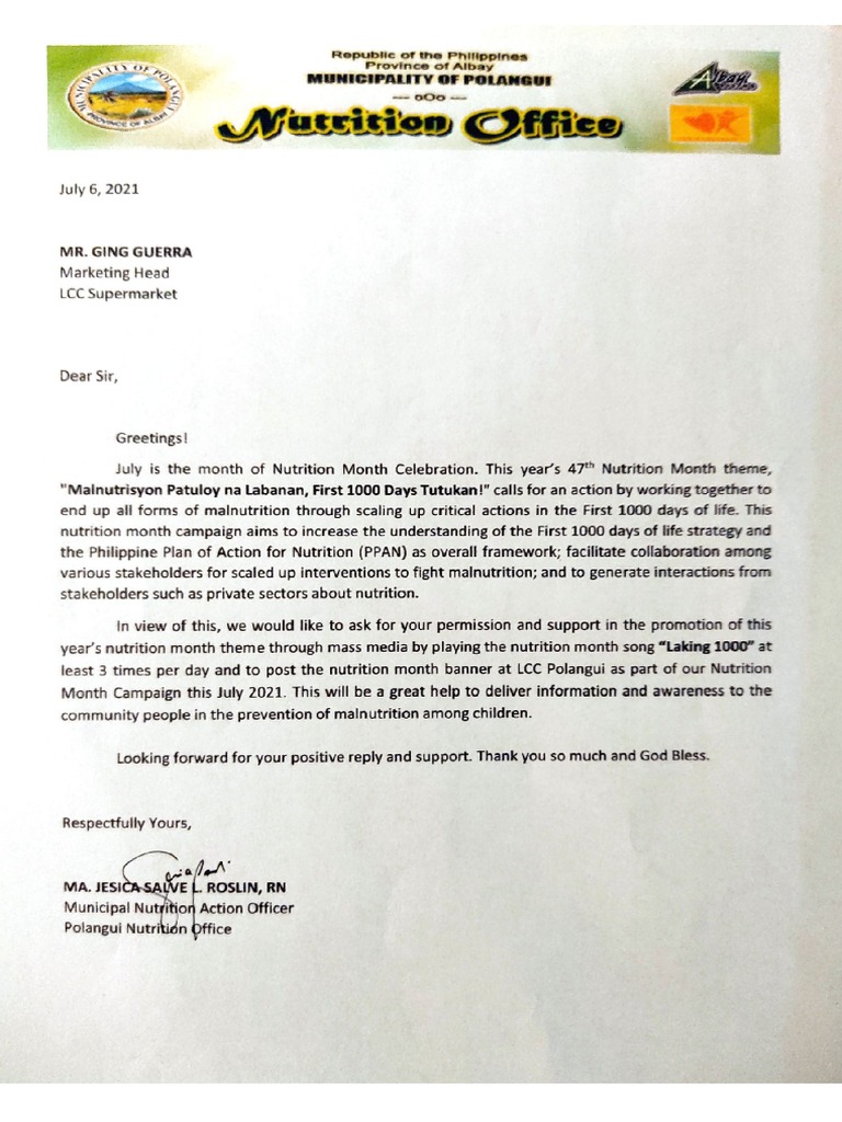 Letter To LCC | PDF