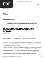 NEMA Motor Insulation Classes Explained | PDF | Thermal Insulation ...