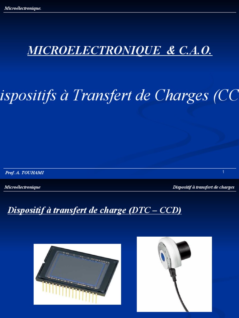 Micro CCD | PDF | Électrotechnique | Électronique
