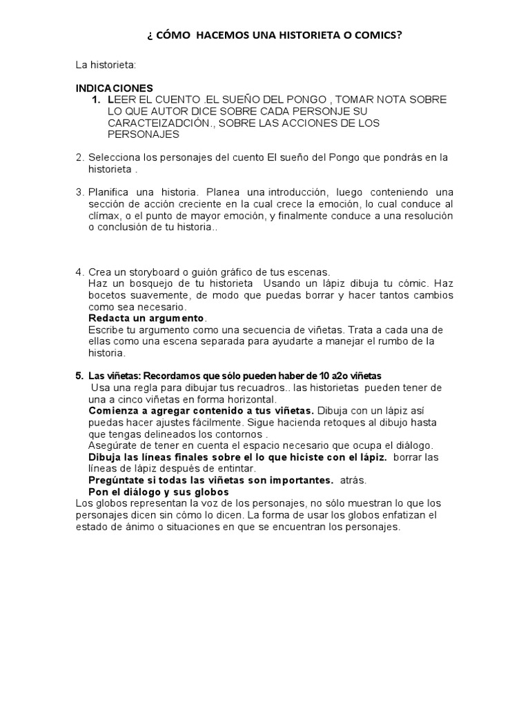 Como Hacerla Historieta | PDF | Cómics | Narrativa