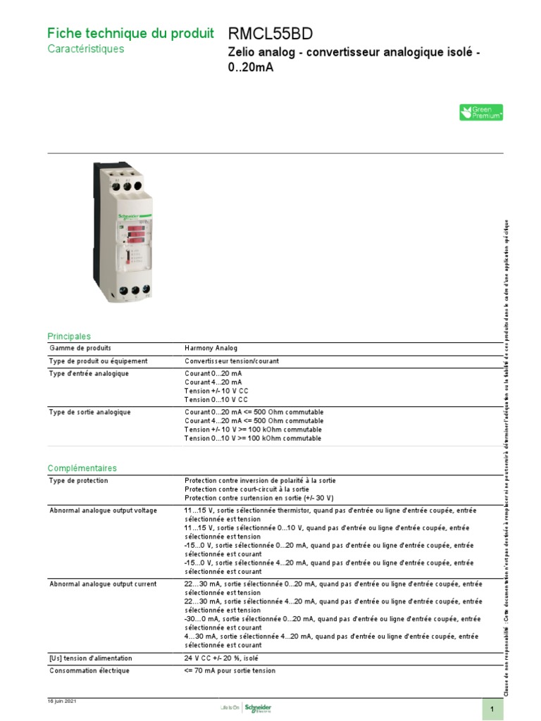Harmony Analog - RMCL55BD | PDF | Science | Électronique