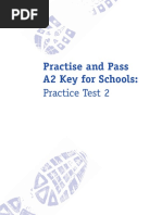 Cambridge A2 KEY Practice Tests | PDF