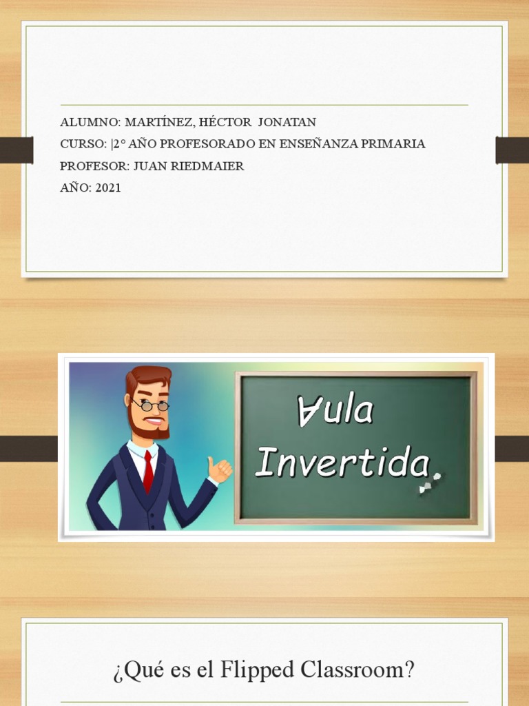 Aula Invertida | PDF | Pedagogía | Comunicación