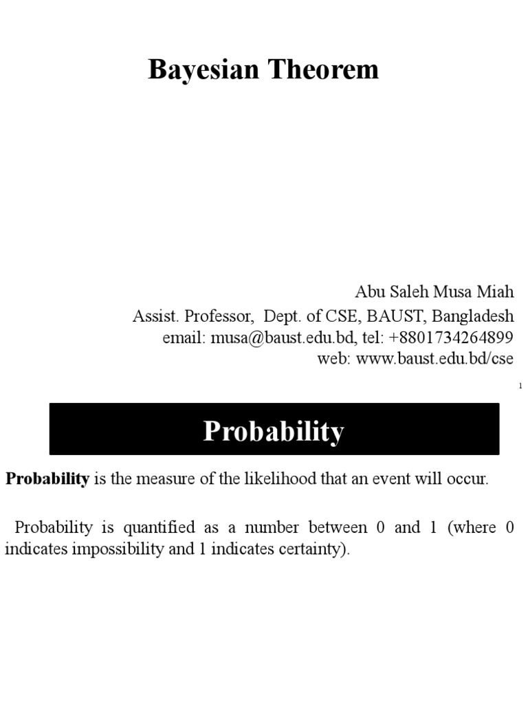 Lecture 5 Bayesian Classification 3 Pdf Bayesian Network Utility