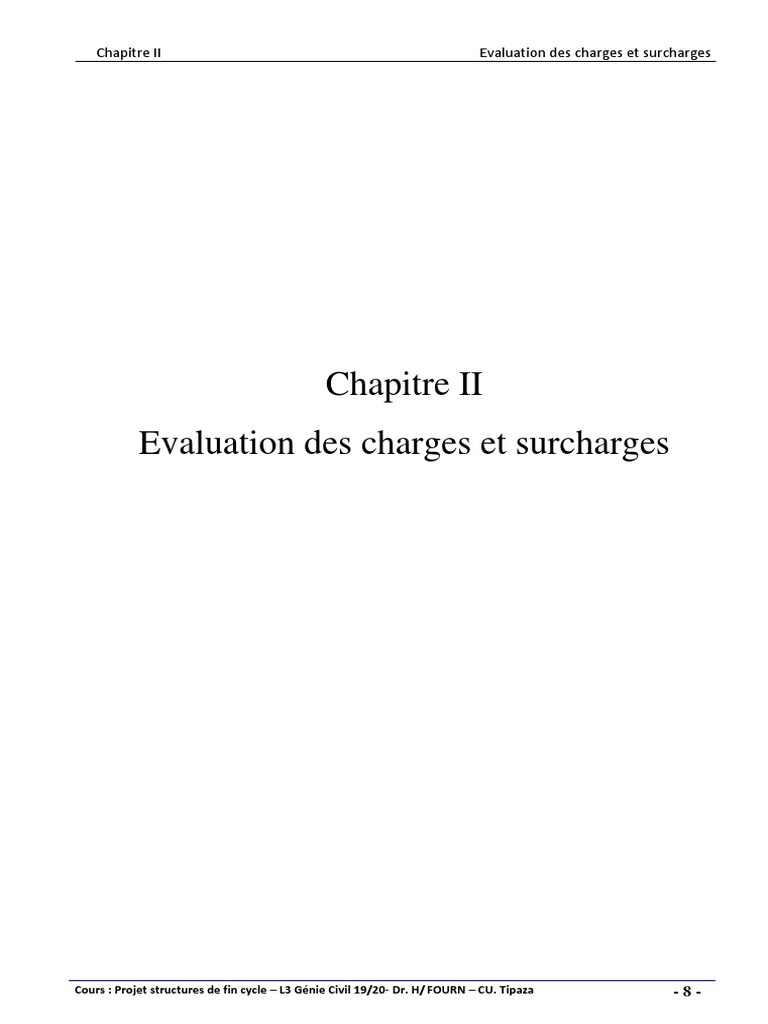 Évaluation des charges et surcharges | PDF | Technologie du bâtiment | Génie du bâtiment