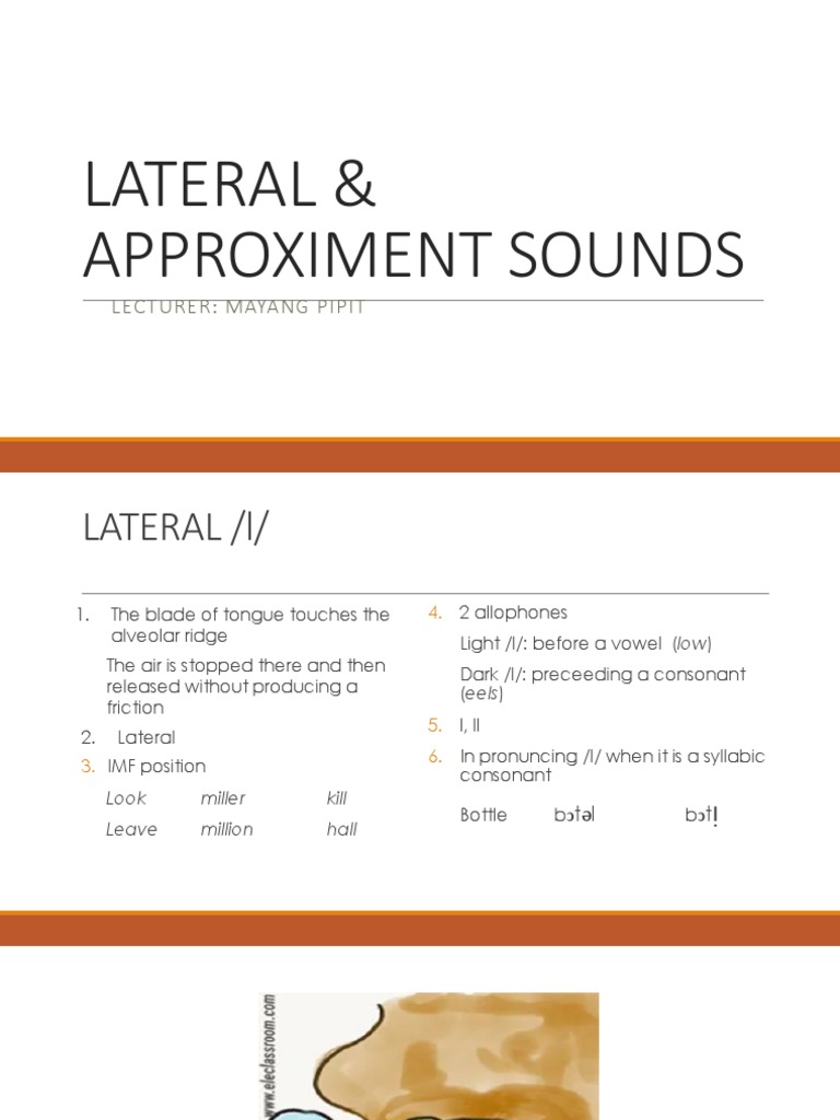 Lateral & Approximent Sounds | PDF