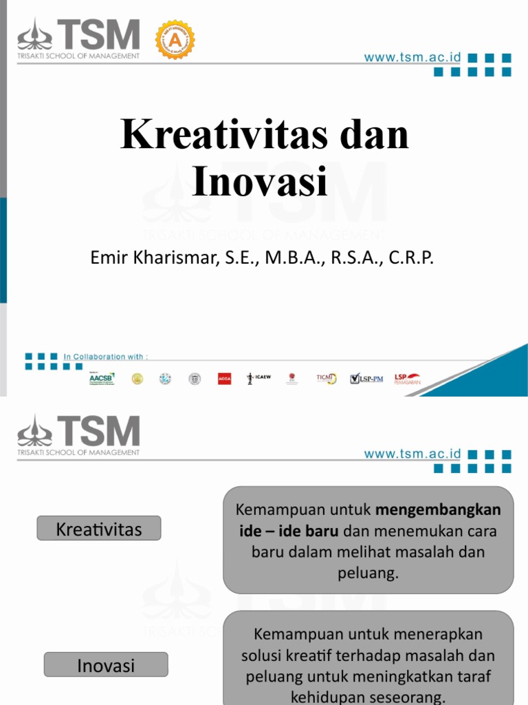 PERTEMUAN 3 (Kreativitas & Inovasi) | PDF