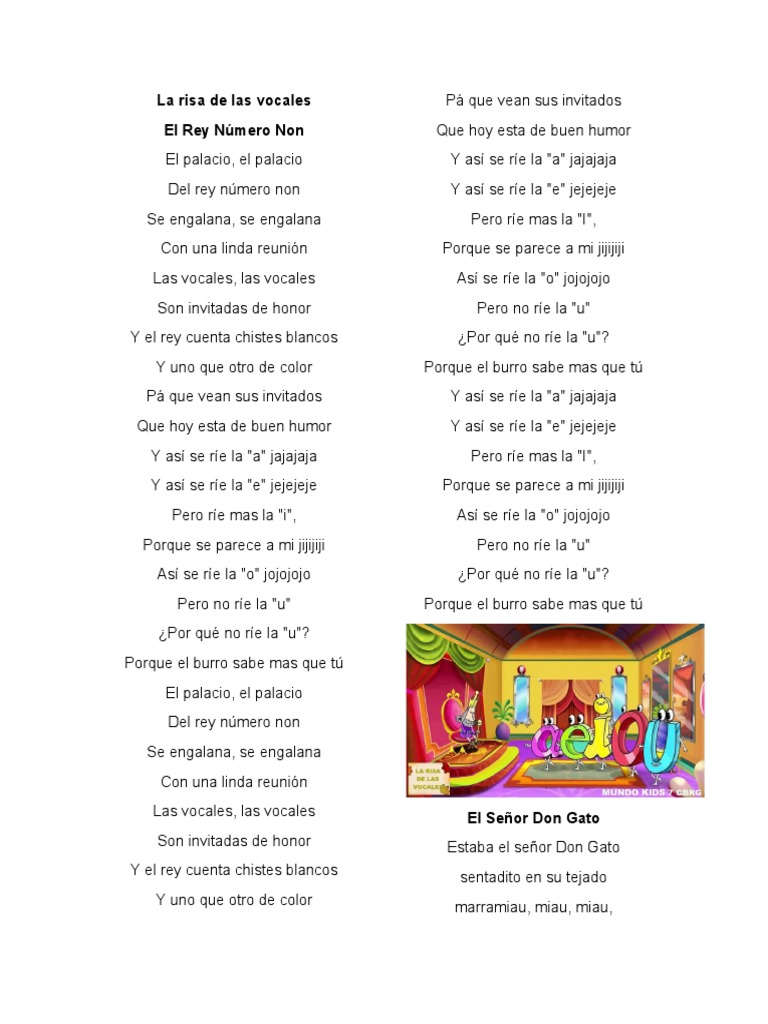 La Risa De Las Vocales Pdf