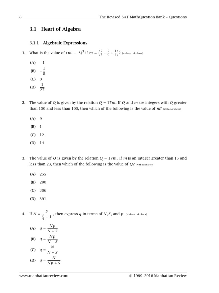 SAT-number Theory 1 | PDF | Ring Theory | Numbers