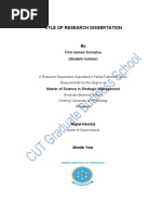 Completion Certificate of NTCC Dissertation | PDF