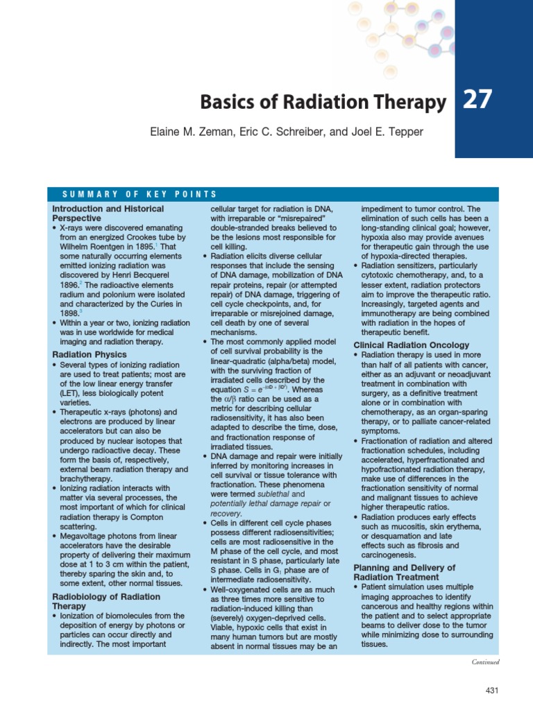 Basics of Radiation Therapy: Elaine M. Zeman, Eric C. Schreiber, and ...