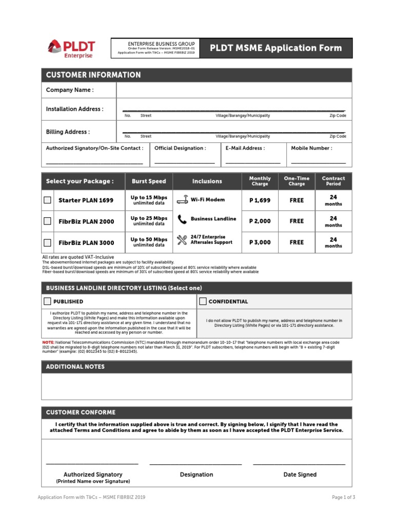 FibrBiz MSME Application Form | PDF | Privacy | Information Privacy
