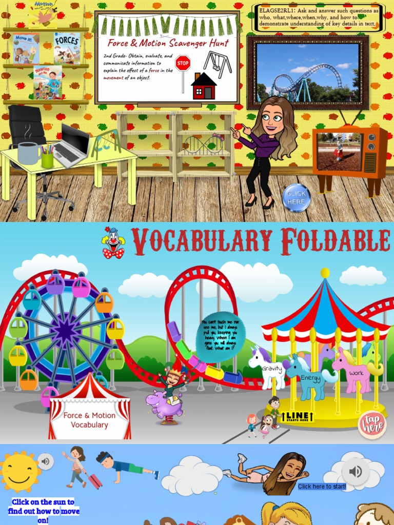 2nd Grade Force & Motion Hunt | PDF | Communication | Cognition