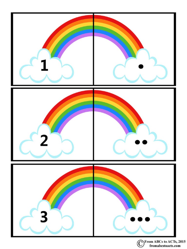 Rainbow Number Puzzles | PDF