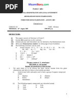 Form 3 Chemistry Assignment (WK 7) | PDF | Nitric Acid | Chemical Elements