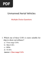 Drone MCQ | PDF | Unmanned Aerial Vehicle | Aerial Photography