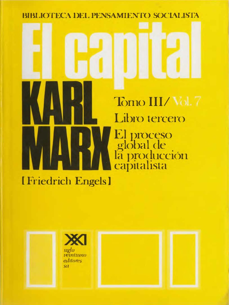 El Capital | PDF | Capital (economía) | Bienes