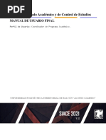 UNEV Instructivo para Seleccion PROBUS ACADEMY | PDF