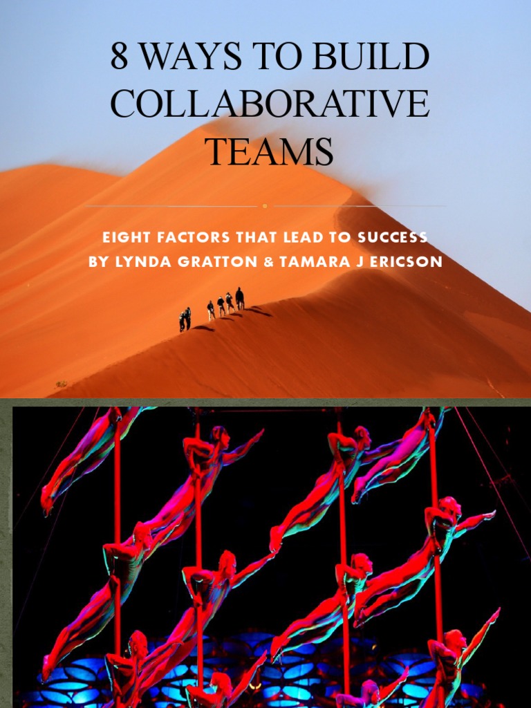8 Ways To Build Collaborative Teams | PDF | Collaboration | Human Nature