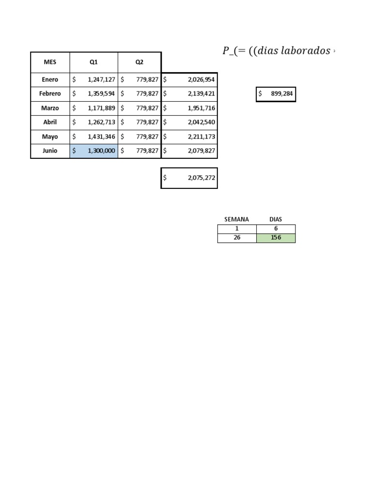 Calculo de Primas | PDF