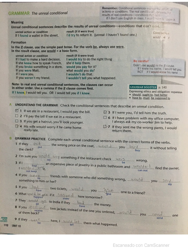 Grammar Practice | PDF