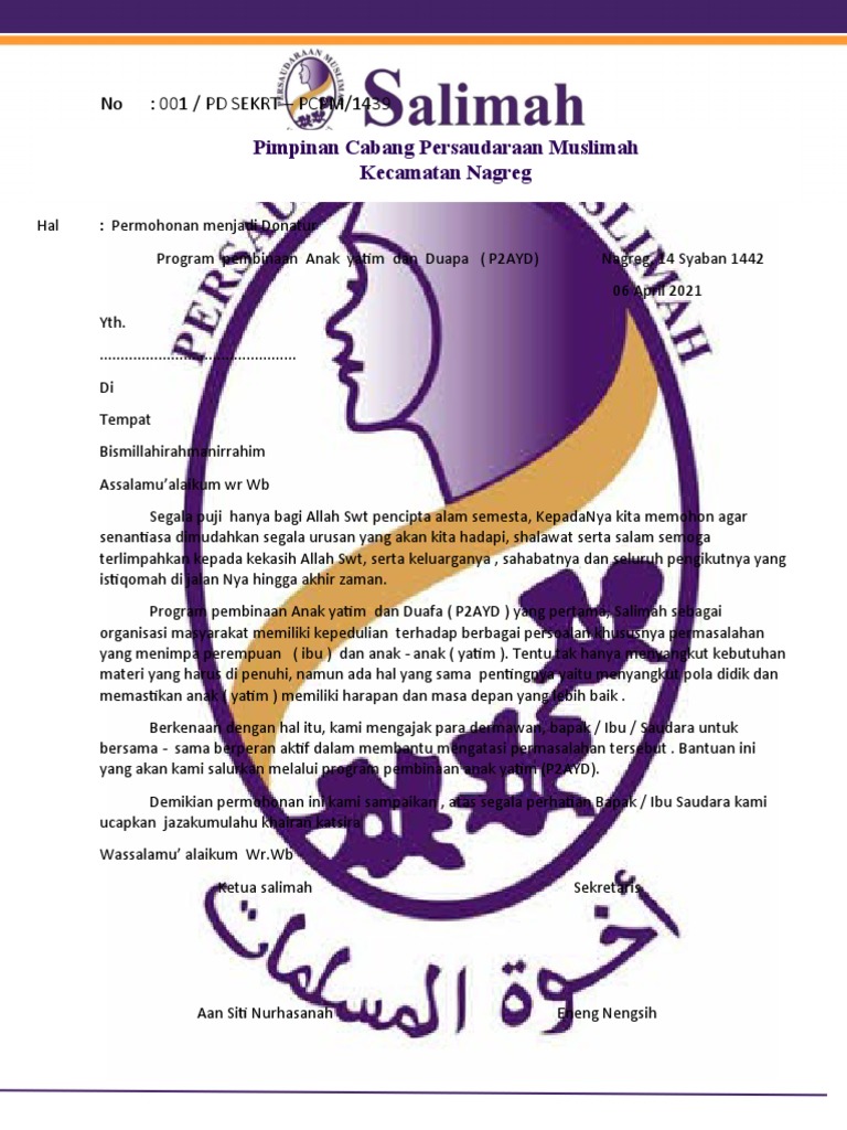 Salimah Proposal | PDF