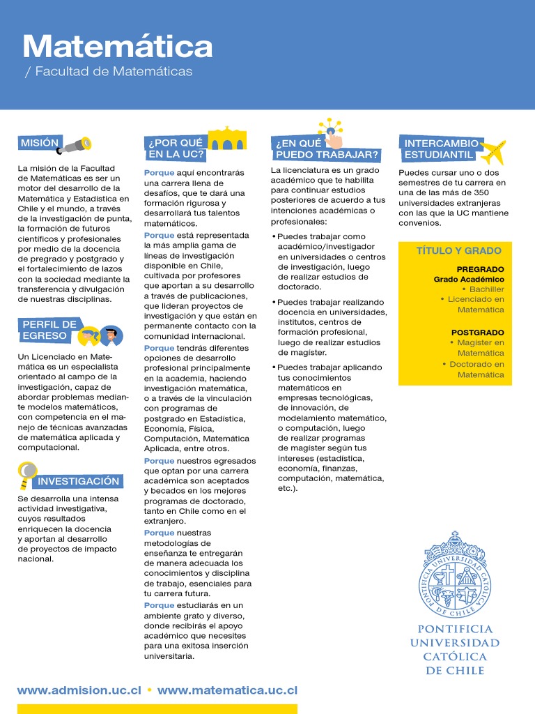 Matemáticas UC | PDF | Álgebra | Enseñanza de matemática
