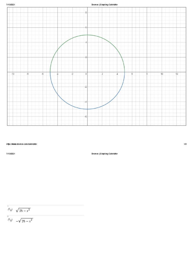 Desmos Graphing Calculator Overview | PDF
