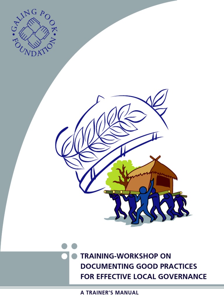 Training-Workshop On Documenting Good Practices For Effective Local ...