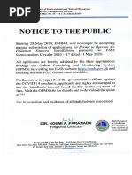 DOLE Permit To Operate | PDF