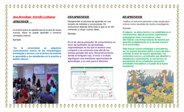 Aprender, Desaprender y Reaprender | PDF | Psicología Educacional | Aprendizaje