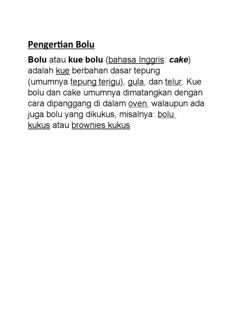 Bolu | PDF