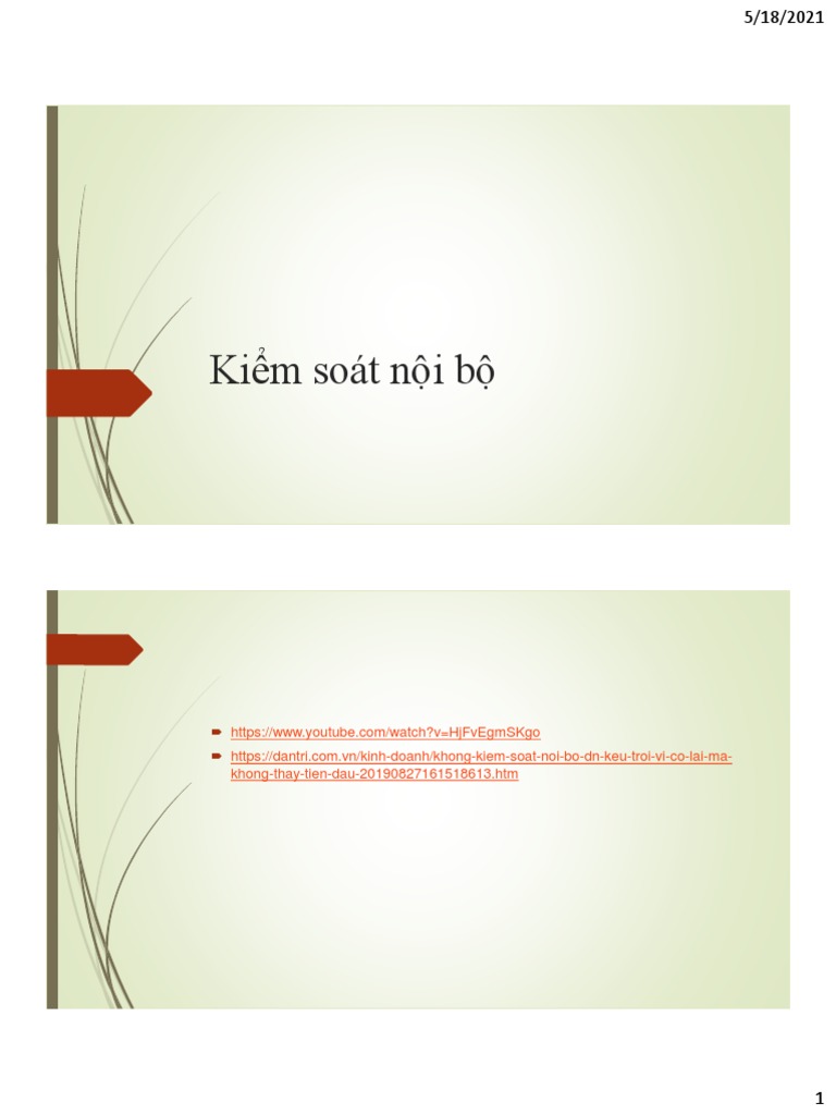 Bai Giang KSNB 1 | PDF