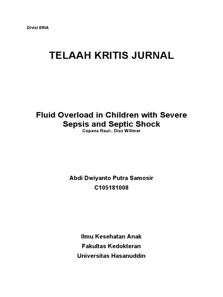 Telaah Kritis NEW Picu | PDF