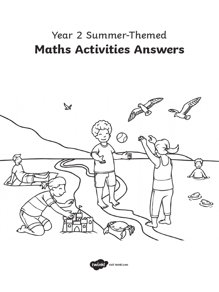 Maths Activities Answers: Year 2 Summer-Themed | PDF | Numbers ...