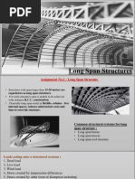 Long Span Structure Design Overview | PDF | Truss | Beam (Structure)