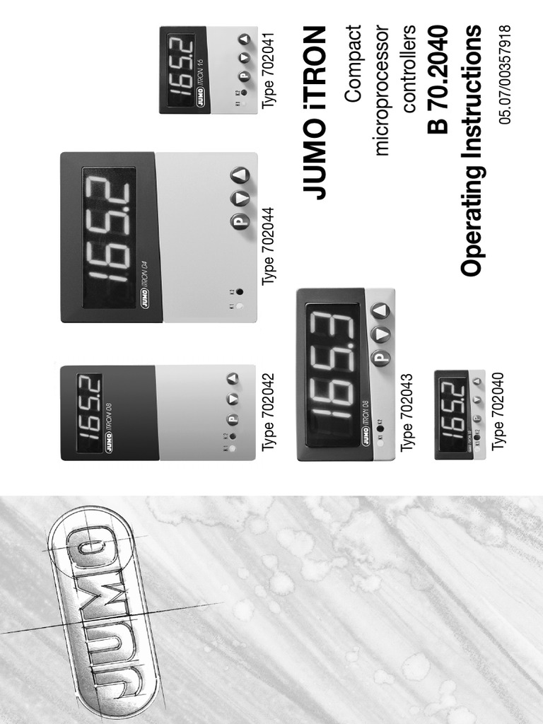 Jumo Itron 16 | PDF | Parameter (Computer Programming) | Timer