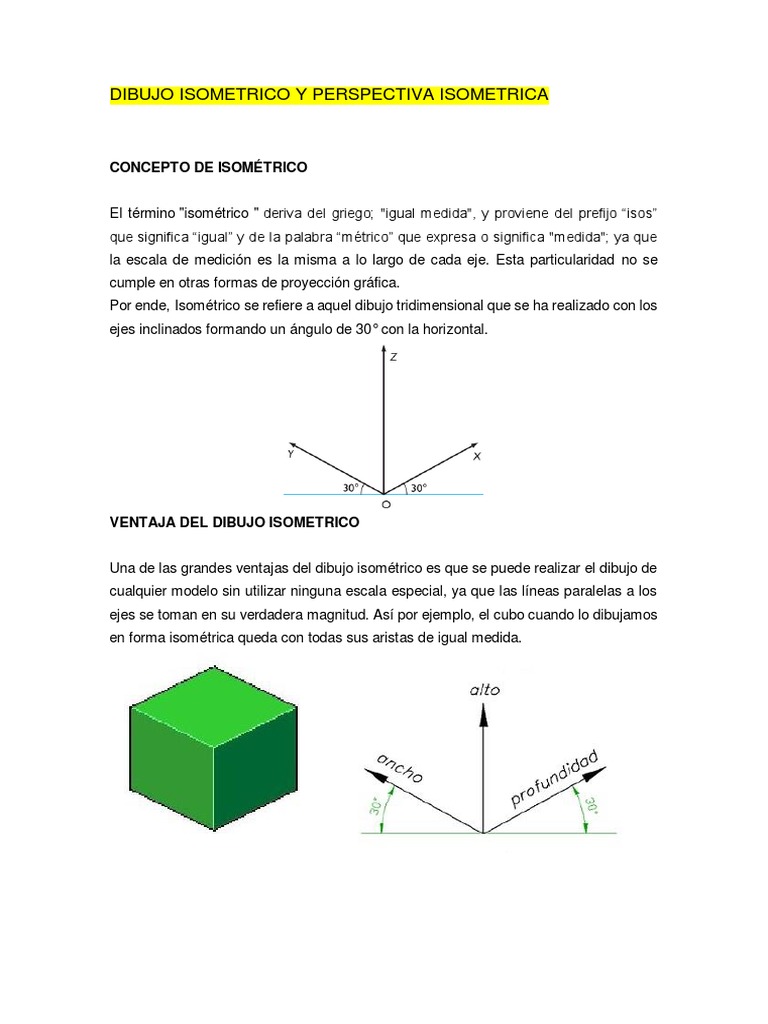 Dibujo Isometrico | PDF