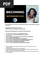 Michelle Obama's "Becoming" Overview | PDF | Michelle Obama