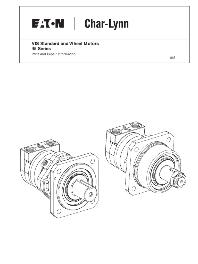 VIS Standard and Wheel Motors 45 Series: Parts and Repair Information ...