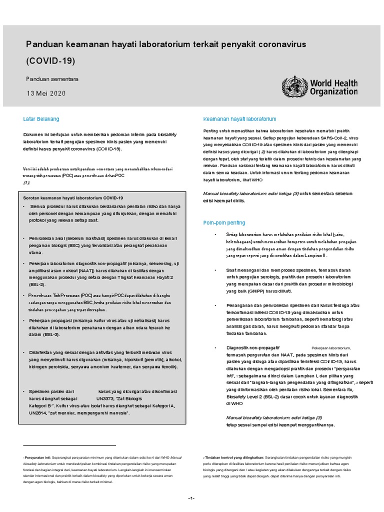 WHO WPE GIH 2020.3 Eng - En.id | PDF