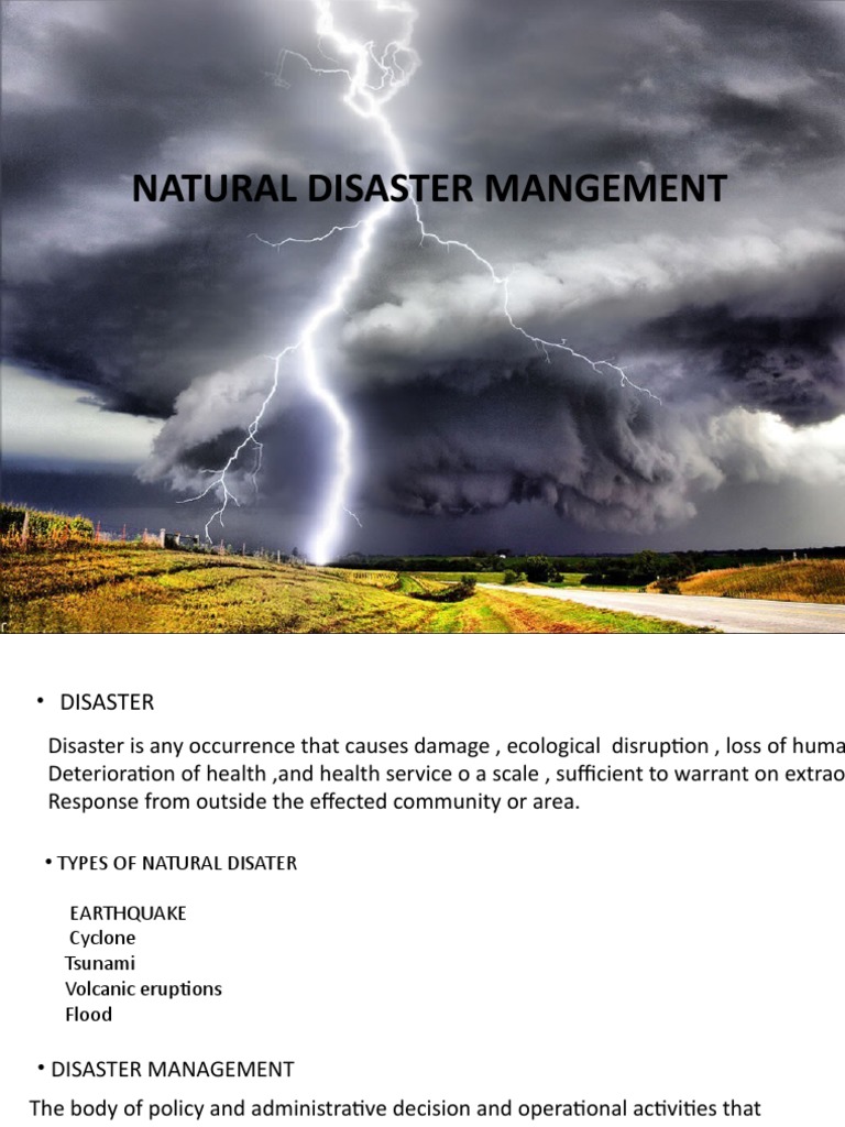 Natural Disaster Management (Shivani) | PDF
