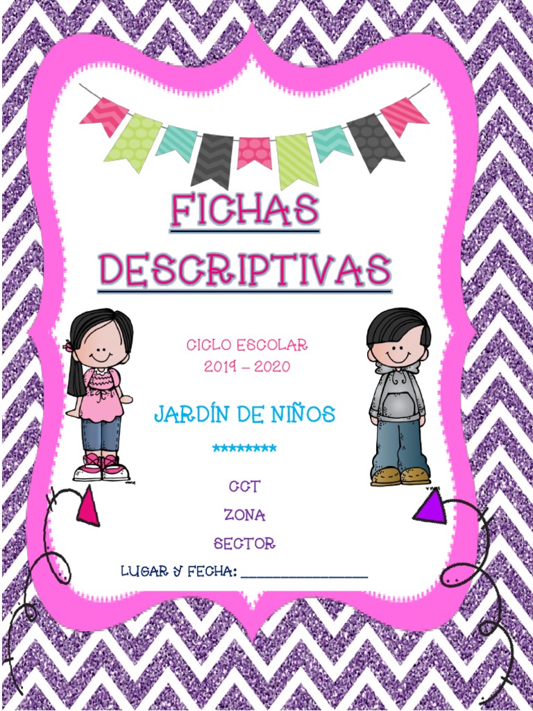 Fichas Descriptivas Preescolar | PDF | Aprendizaje | Comunicación