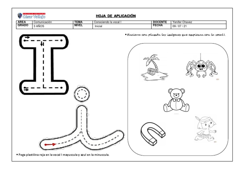 La Vocal I - Tarea | PDF