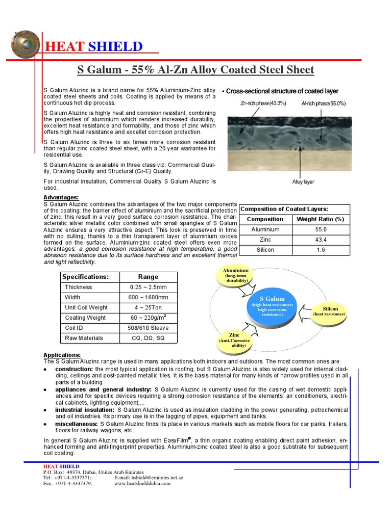 Data Sheets | PDF | Sheet Metal | Corrosion