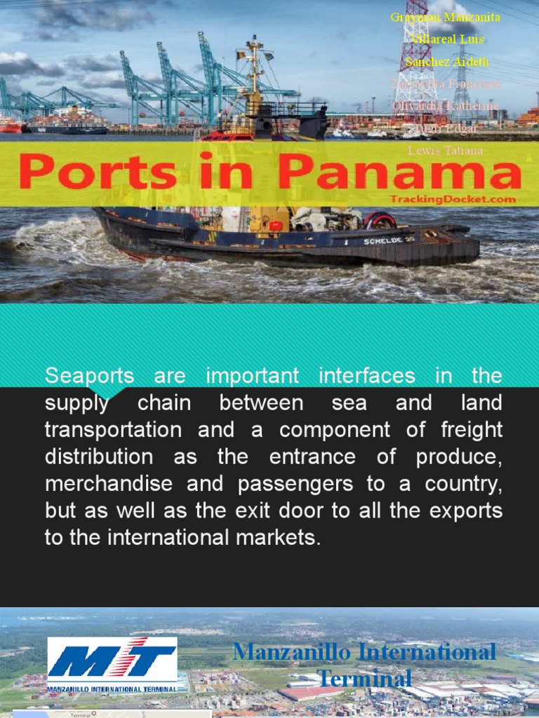 Panama's Key Seaports Overview | PDF | Port | Containerization