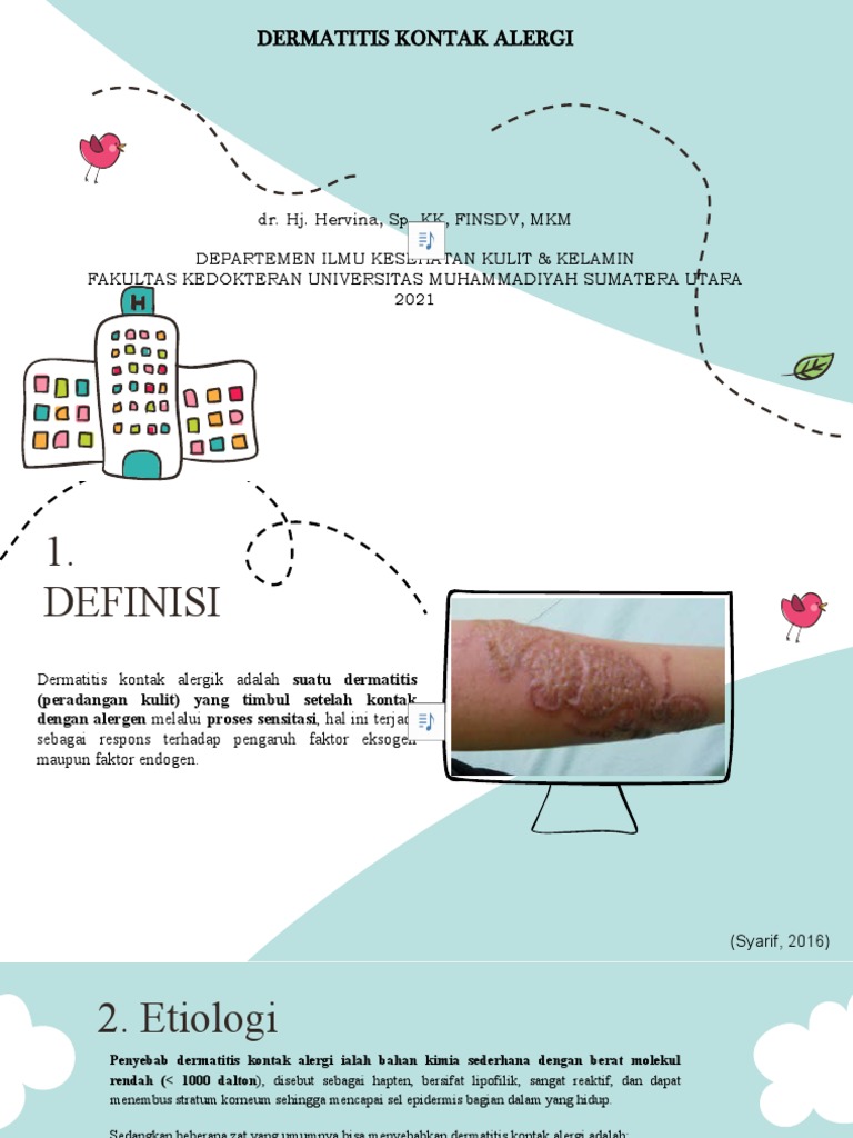 DERMATITIS KONTAK ALERGI: PENYEBAB, GEJALA KLINIS, DAN DIAGNOSIS BEDING ...