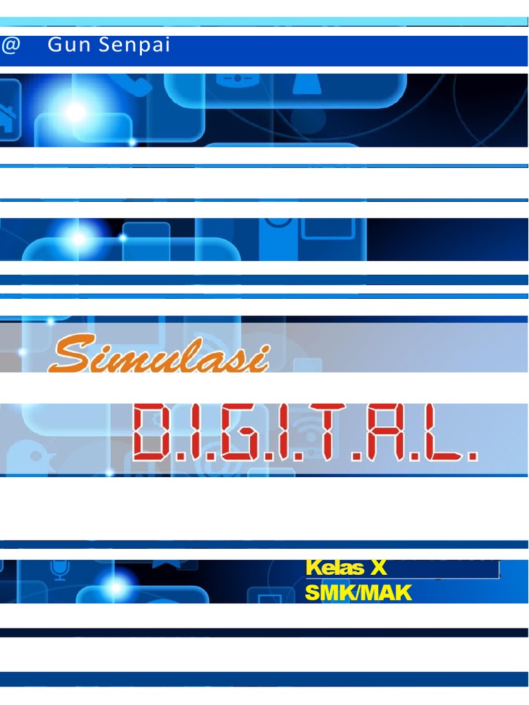 Simulasi Digital Kelas X | PDF | Komputer | Teknologi & Rekayasa
