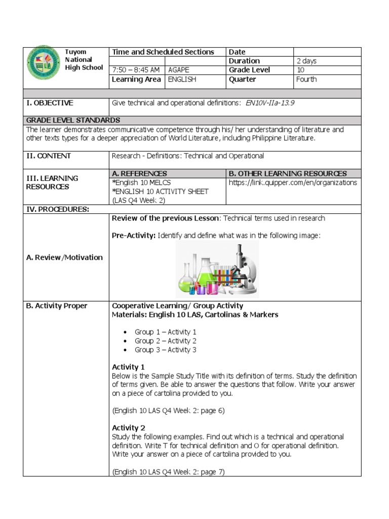 RPMS-PPST LP Sample | PDF | Definition | Internet