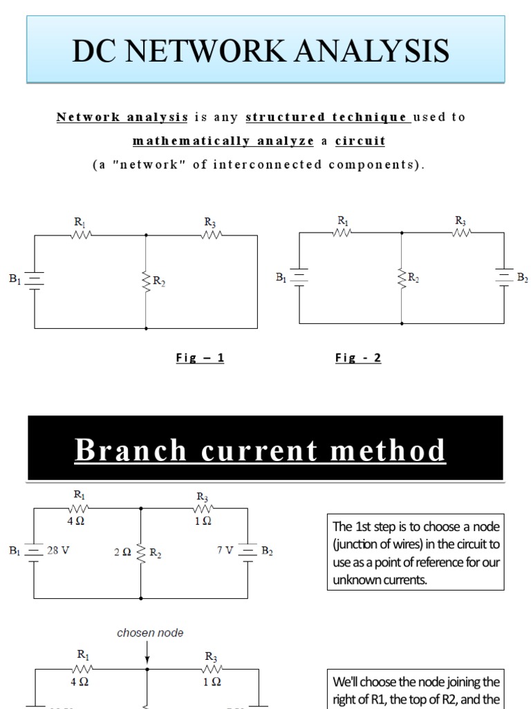 DC Network Analysis | PDF | Electrical Network | Network Analysis (Electrical Circuits)